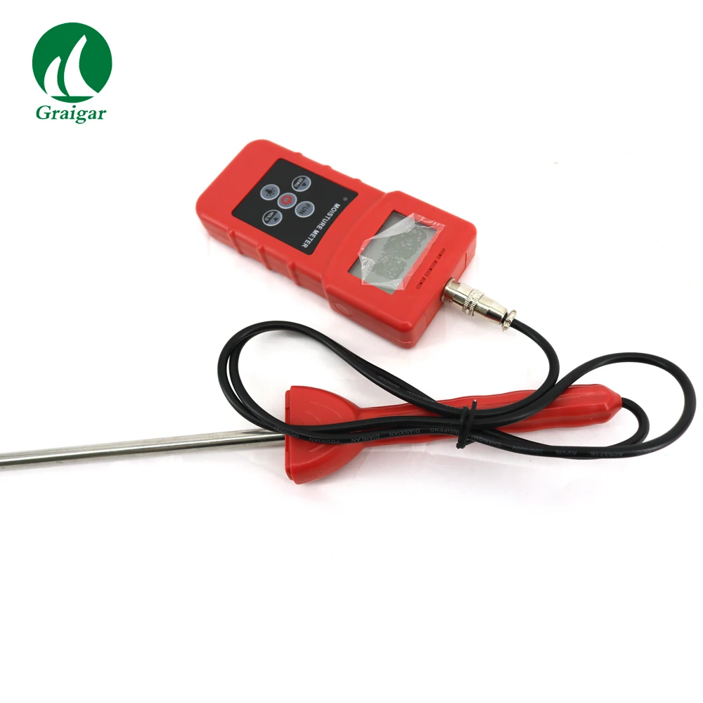 MS350A Digital Powder Moisture Meter Sand Soil Moisture Tester 0-80% ...