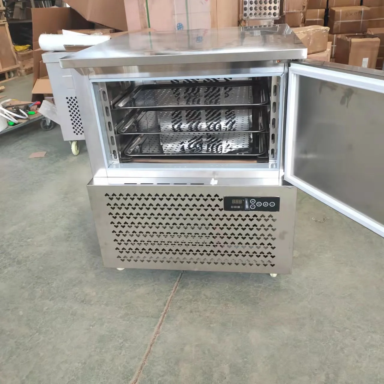 Mini Blast Freezer Shrimp Freezer Blast Freezer for Sale With Shelves ...