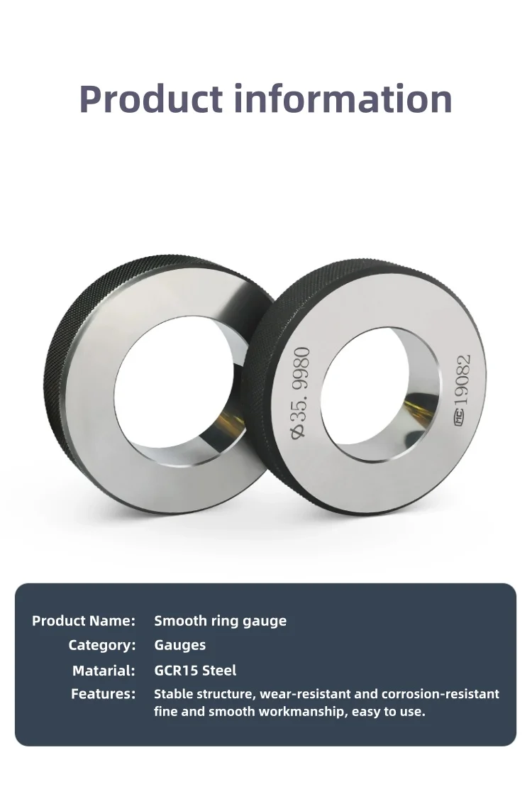 Customized Smooth Ring Gauge Customized Ceramic Ring Gauge 1mm-200mm ...