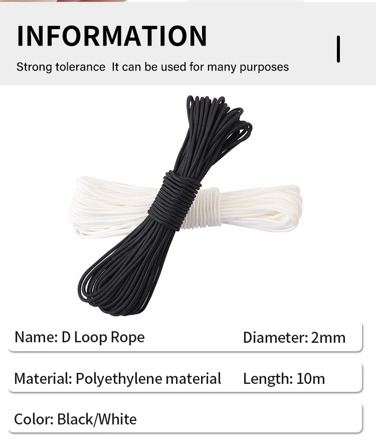 Spg Archery Bowstring D-loop Rope Ring Hook Compound Bow And Arrow Set ...