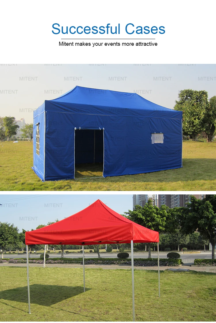 3x3 Waterproof Folding Tents Gazebo Tent for Outdoor Promotional Trade ...