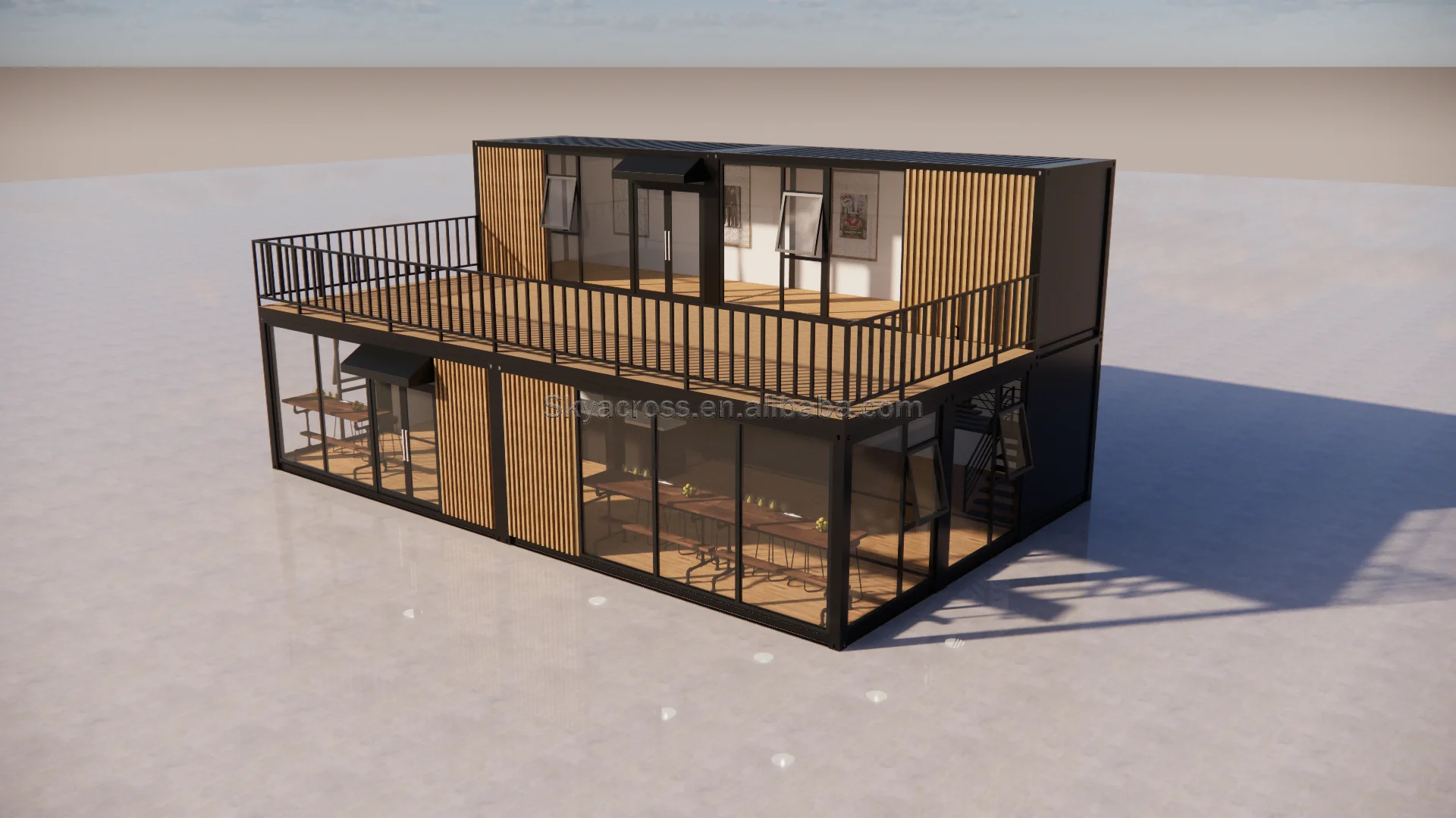 Modular Shipping Container Restaurant - Luxury Prefab House