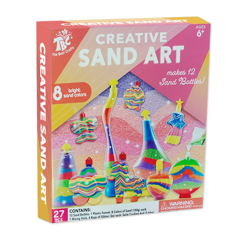 Children Educational Toys Coloring Sand Card Painting Diy Crafts Kids ...