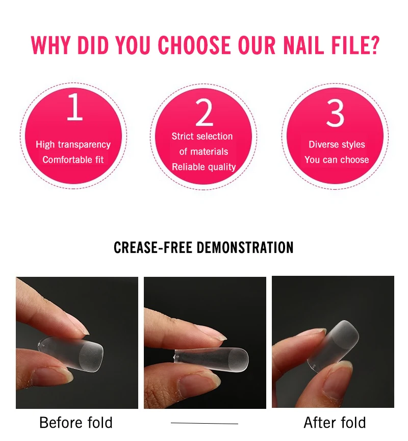 2022 New Arrival Oem Gel Tip Kit Nail Supplies Custom Clear Full Cover ...