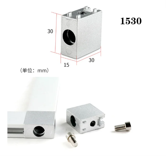 Aluminum Corner Connector for 3 Way Cubic Joint Bracket