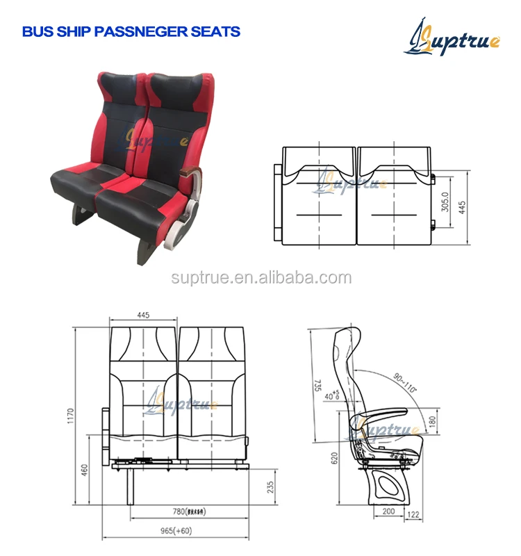 VIP Bus Coach Minibus Reclining Single Passenger Seat