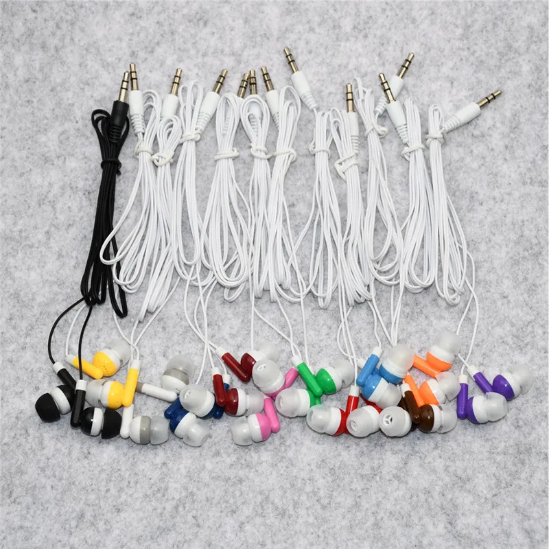 Customized Promotion Gift Cheapest Disposable Wired Earphones Lower ...