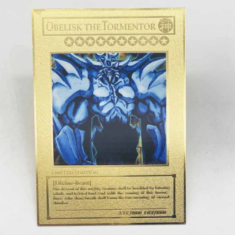 3 Egyptian God Yu Gi Oh Custom Stainless Steel Metal