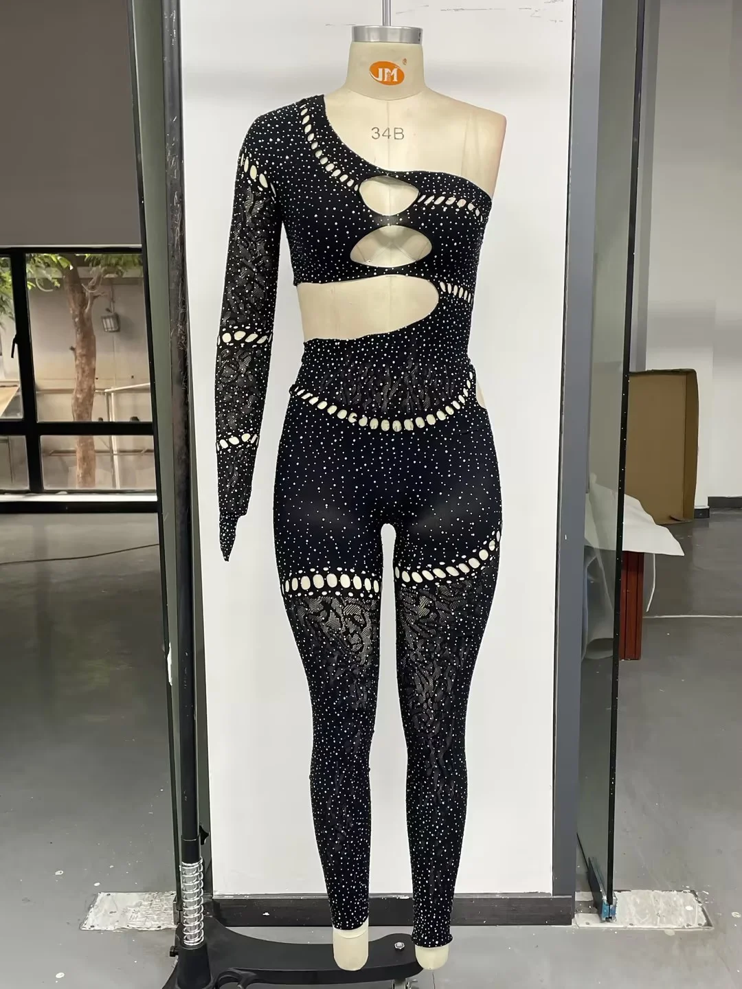 Breathable Women's Fishnet Bodystocking Jumpsuit Oem