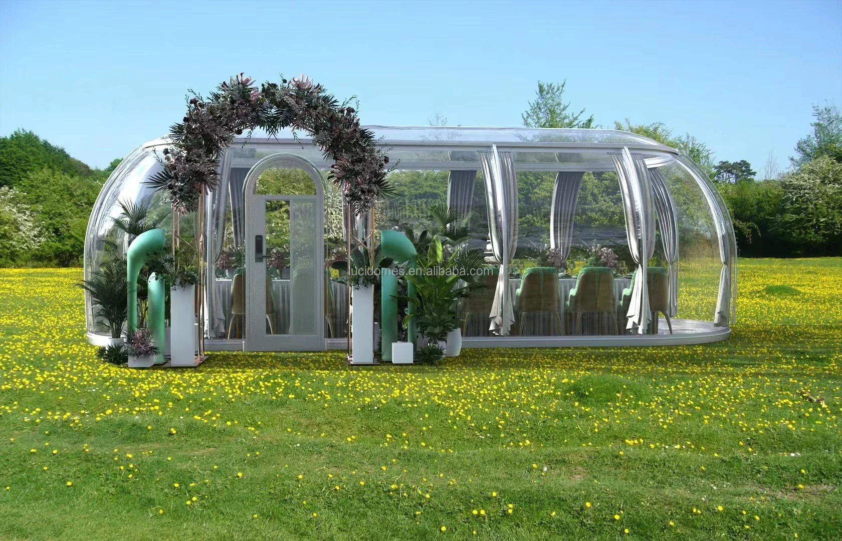 Glamping in Style with Lucidomes Transparent Bubble Domes