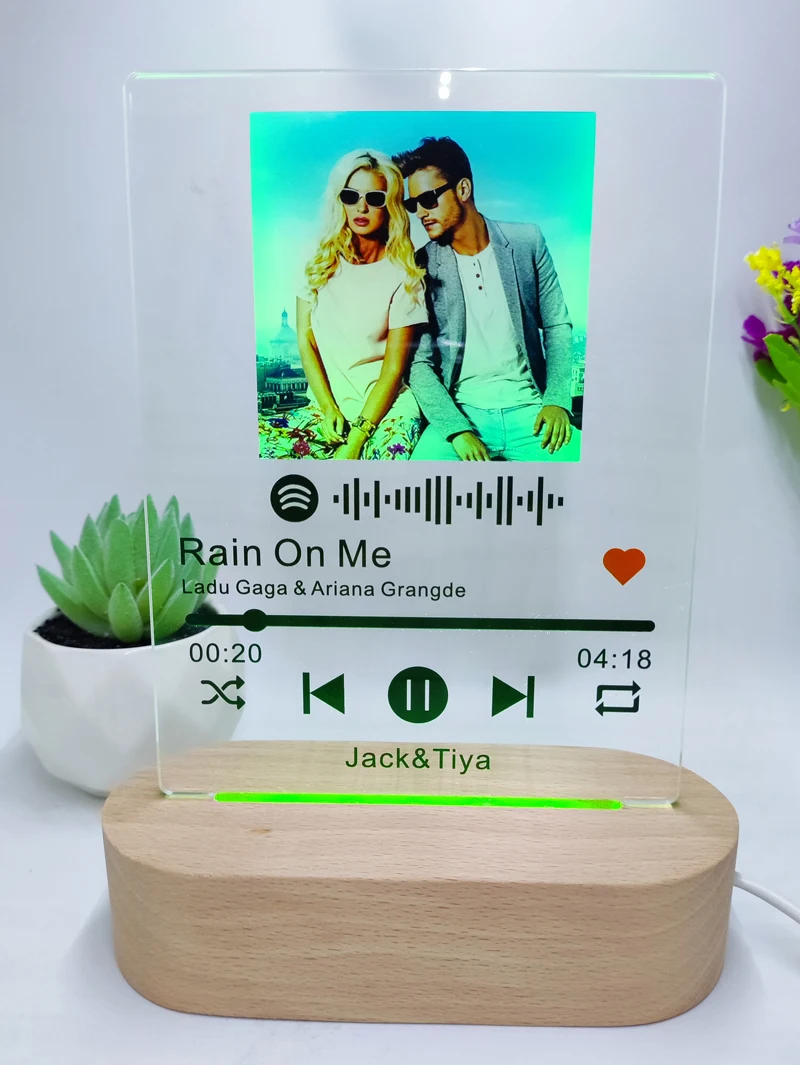 Spotify Code Color Light Scannable Song Code Photo Led Night Lamp ...