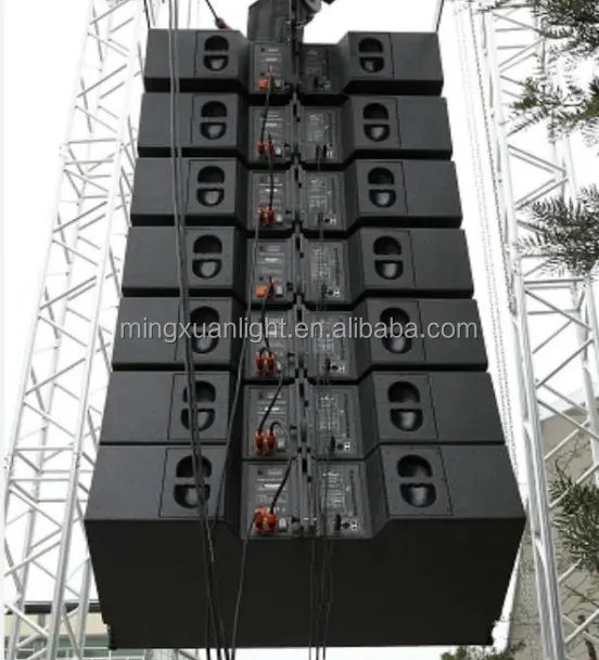 Dual 12 Inch 4 Way Waterproof Line Array Speaker System