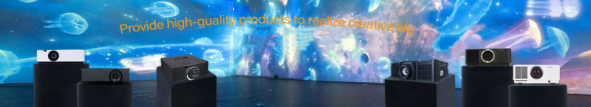 Flyin 30000 Lumens Projector - Outdoor 4K DLP Laser Upgrade