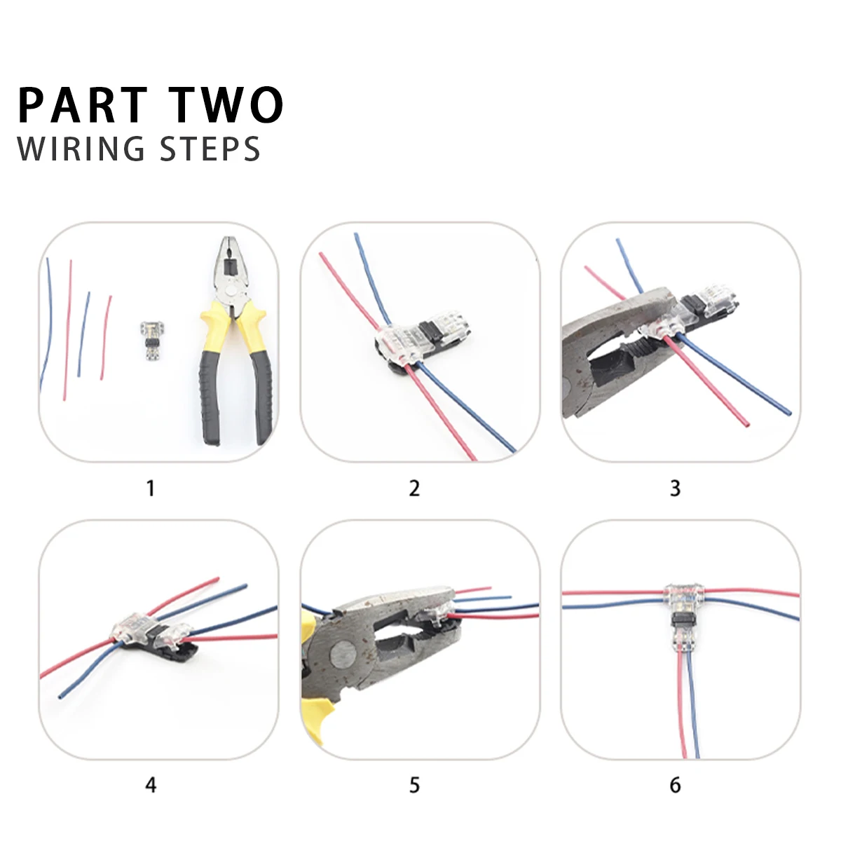 2 Pin 2 Way T Shape Wire Connector - Universal & Reliable