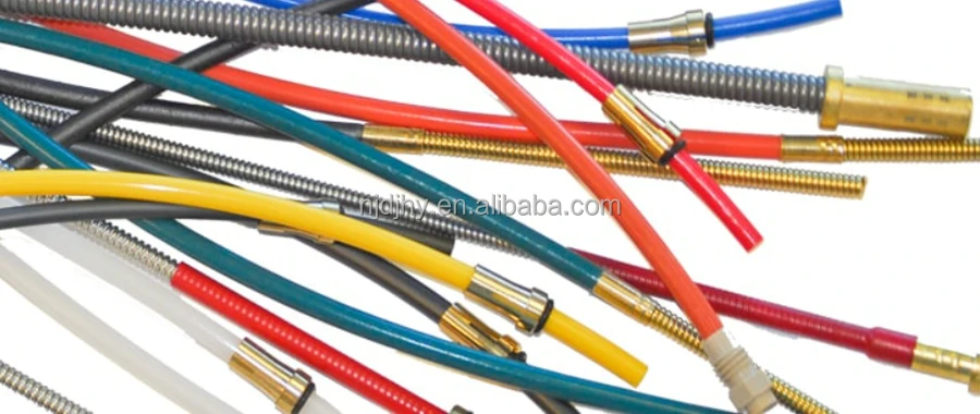 Mig Torch Accessories Insulated Gas Welding Wire Feeding Hose Tube Steel Wire Liner 3m / 4 M ...