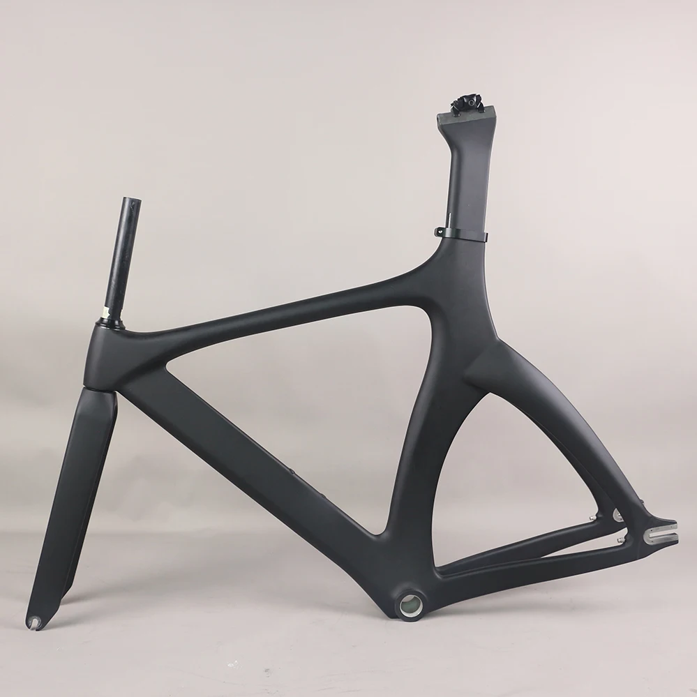 Aero Track Frame - T800 Toray Carbon Fiber Fixed Gear Bike