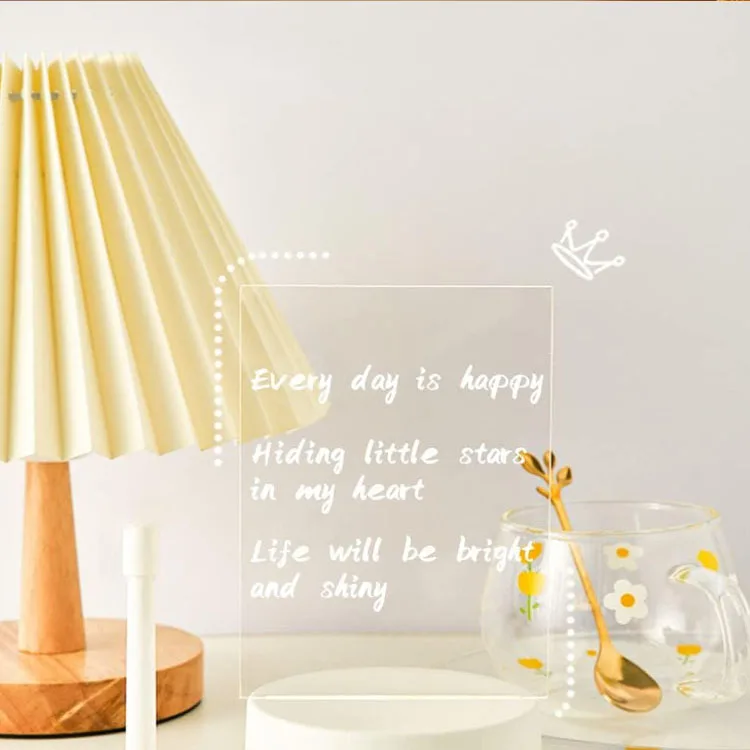 Cheap Acrylic Bracket Erasable Children Drawing Board Creative Usb Led ...