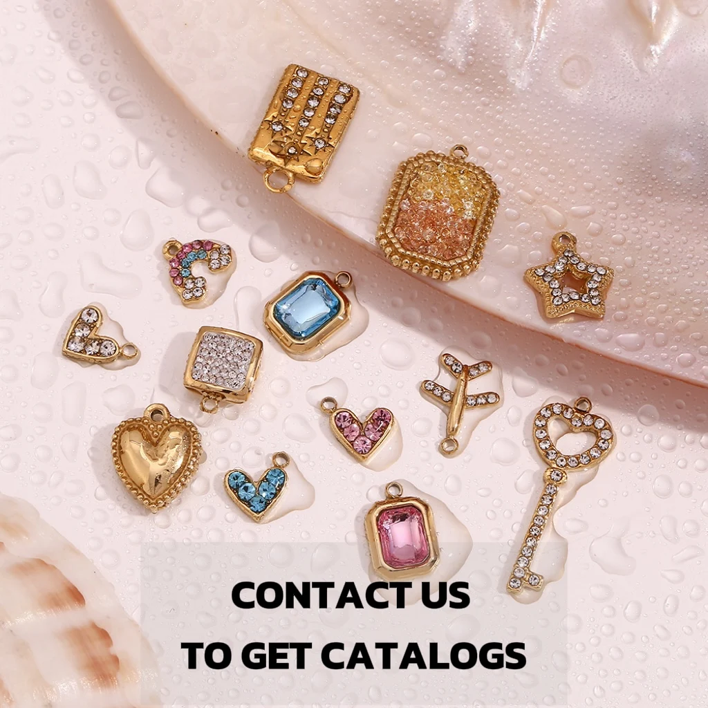 Manna Custom DIY Jewelry - Gold Plated Stainless Steel Charms