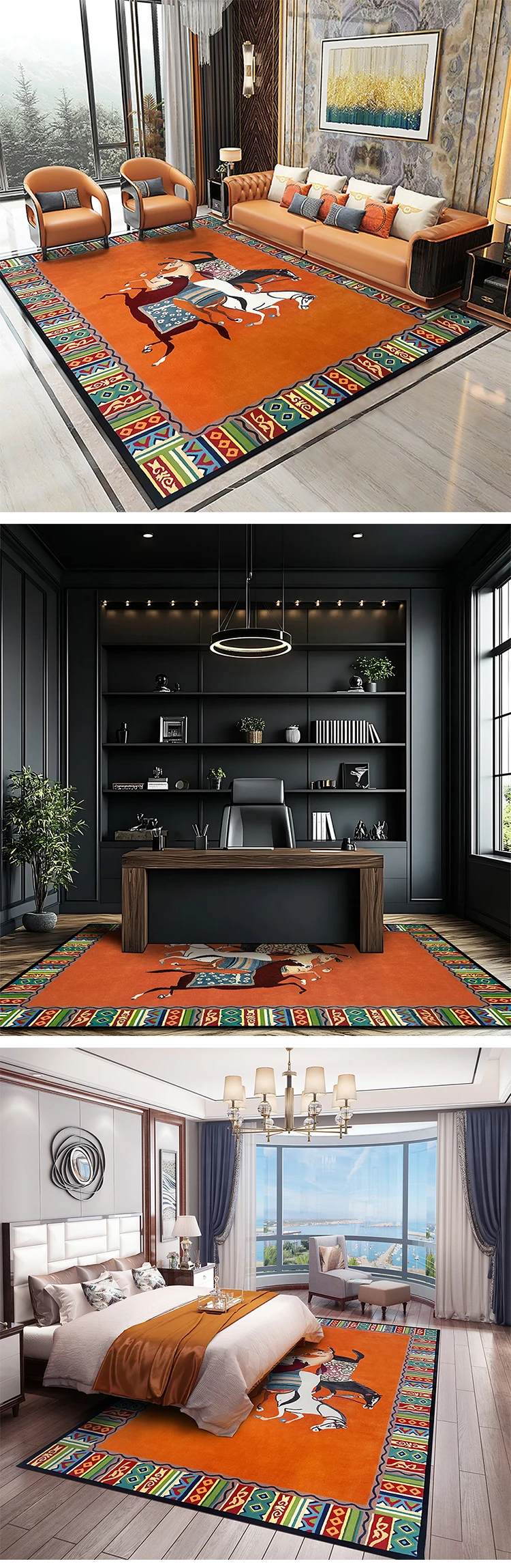 Handmade Custom Carpet Luxury Large Modern Carpet Customized Design ...