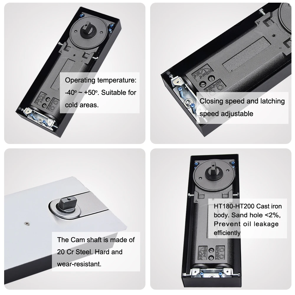 Best Sale Hydraulic Floor Spring Hinge Big Capacity Heavy Duty ...