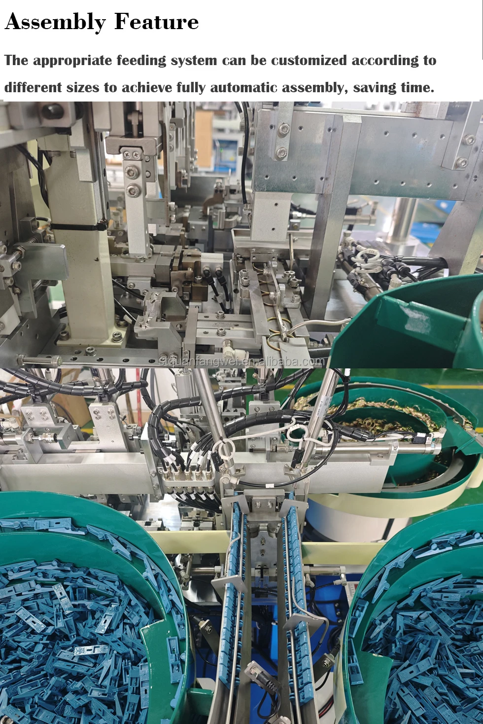QFW High Efficiency Automation Clothes Peg Assembly Machine Combining ...