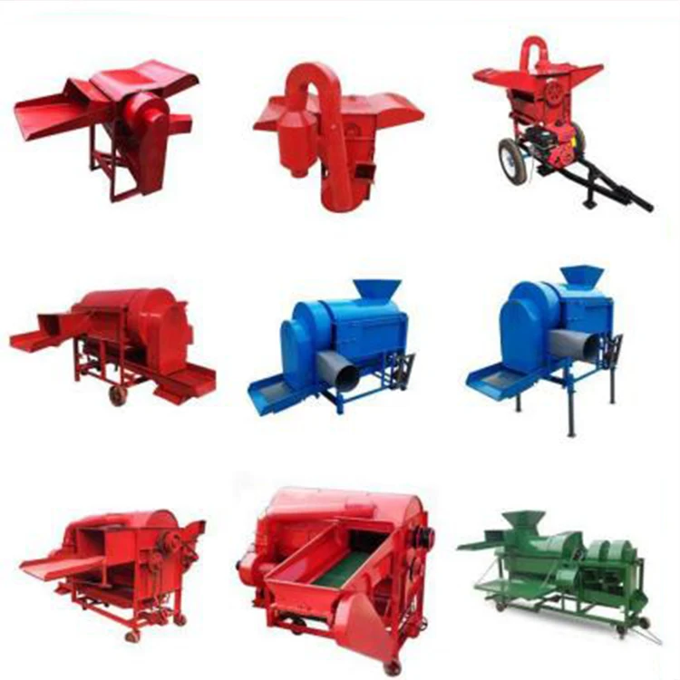 Threshing Machine Bean Thresher Soybean Sorghum Peeling Machine Peanut ...