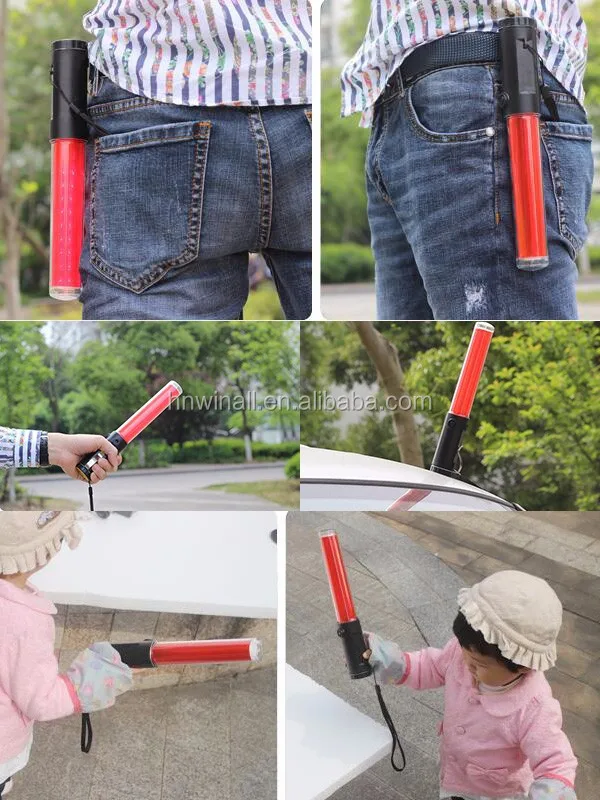 Traffic Safety Baton Fire Emergency Evacuation Light Led Baton - Buy ...
