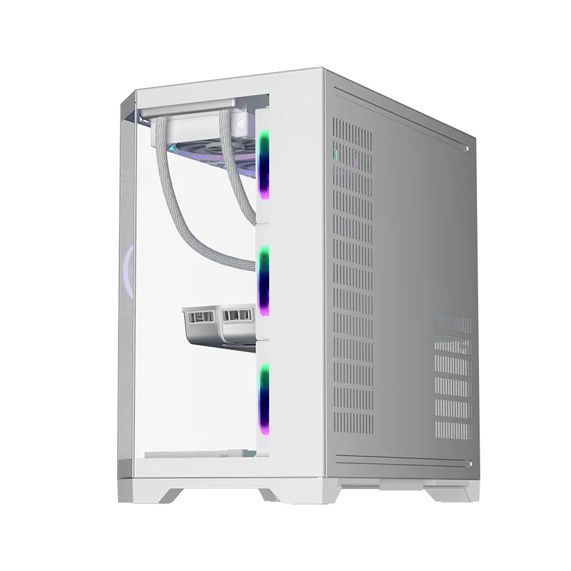 New Gaming Pc Case Modern Aesthetic Chassis Full Tower Tempered Glass ...
