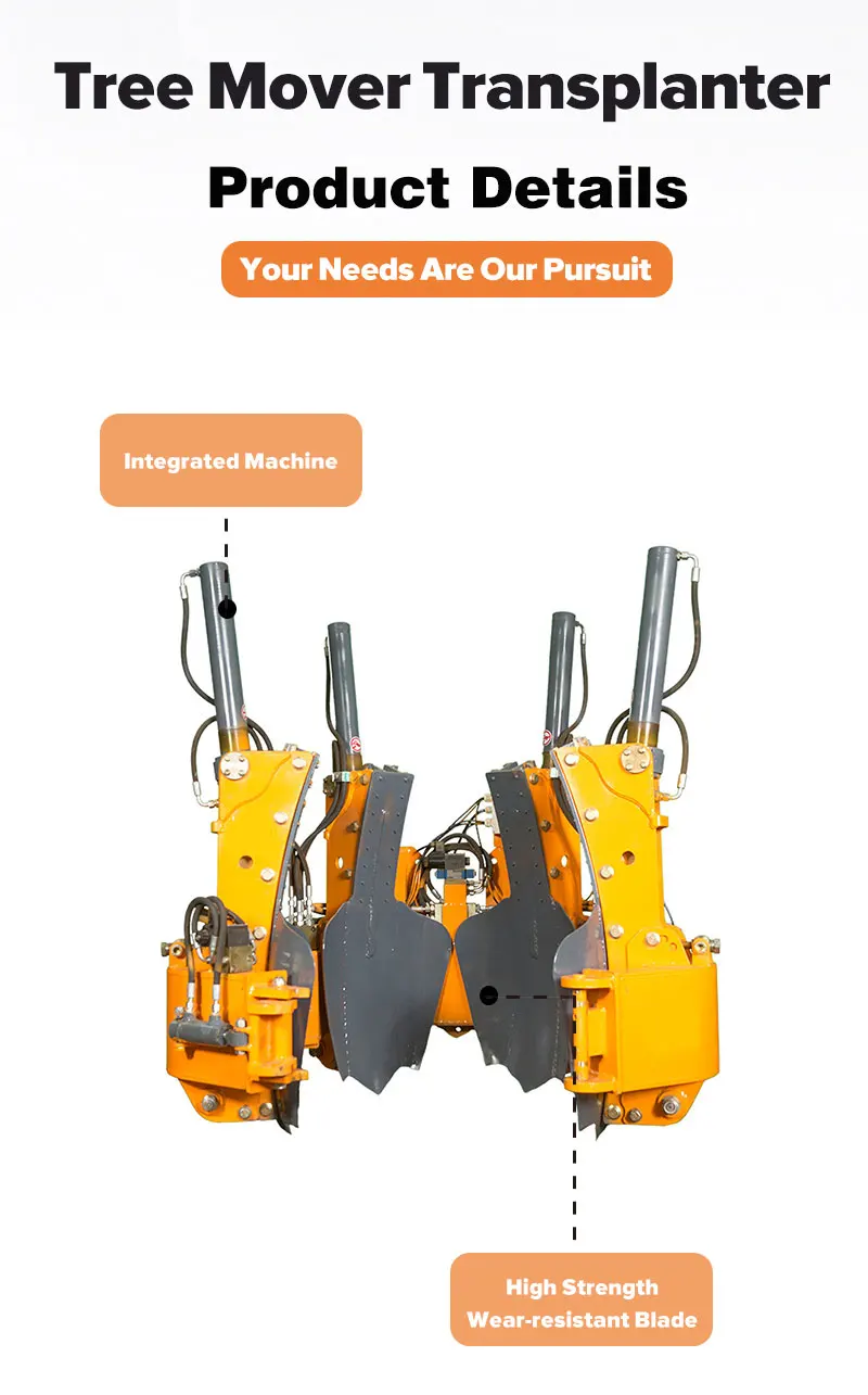 Newest High Quality Tree Mover Spade Tree Uprooting Machine For Nursery ...