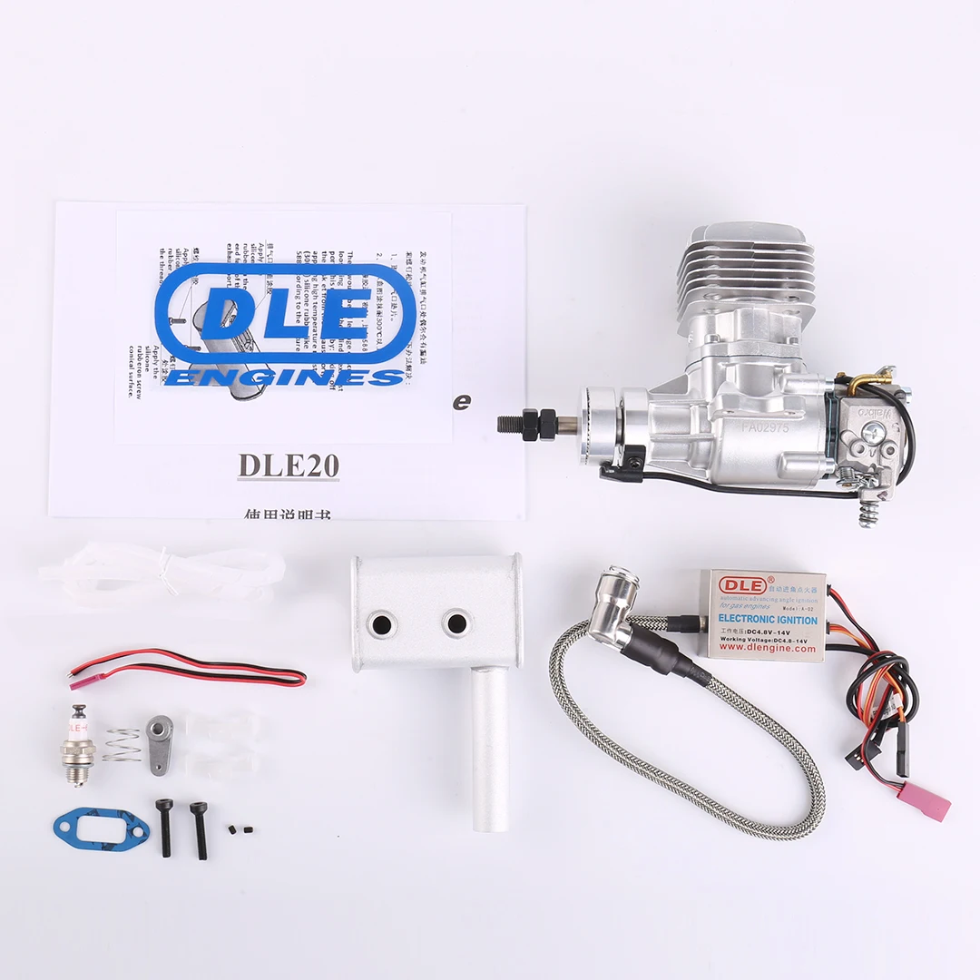 Original DLE 20 20CC GAS Engine for RC Airplane Fixed Wing Model ...