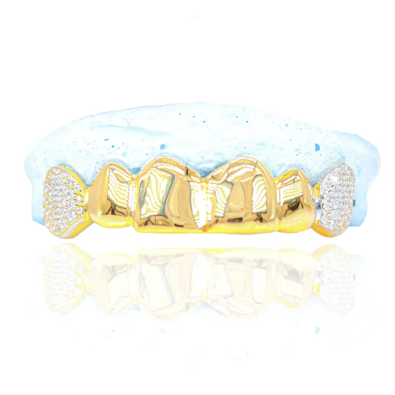 Bereal Teeth Grillz Custom Vvs Diamond Moissanite Grillz Top Or Bottom ...