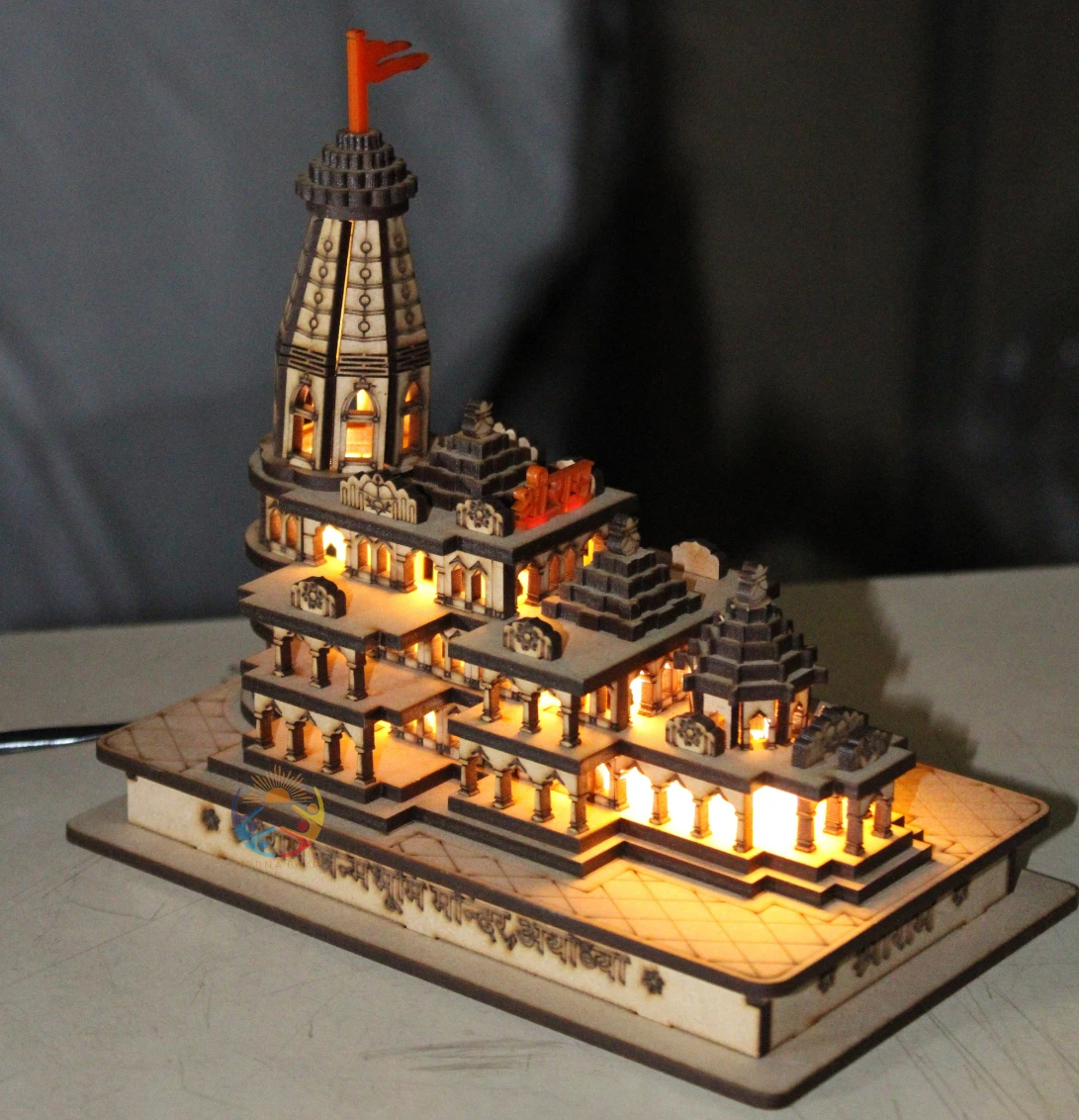 Ram Mandir Ayodhya 3d Model Temple Ram Janmabhoomi Hindu Mandir Ram ...