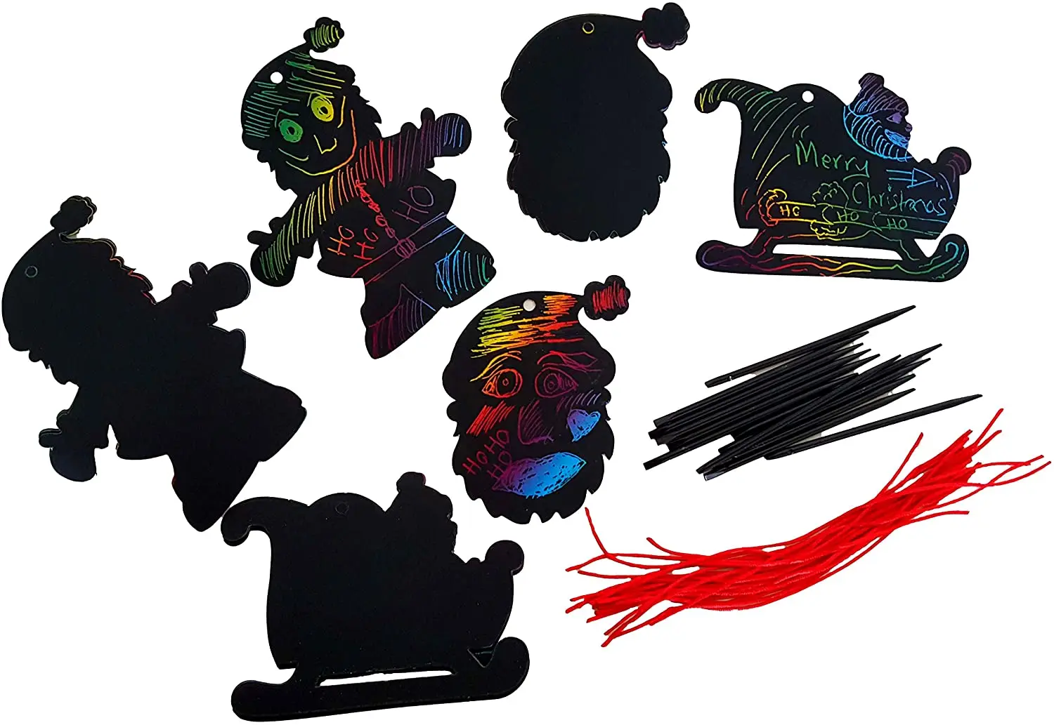 Cute Cartoon Garden Critters Dragonfly Snail Frog Magic Color Scratch ...