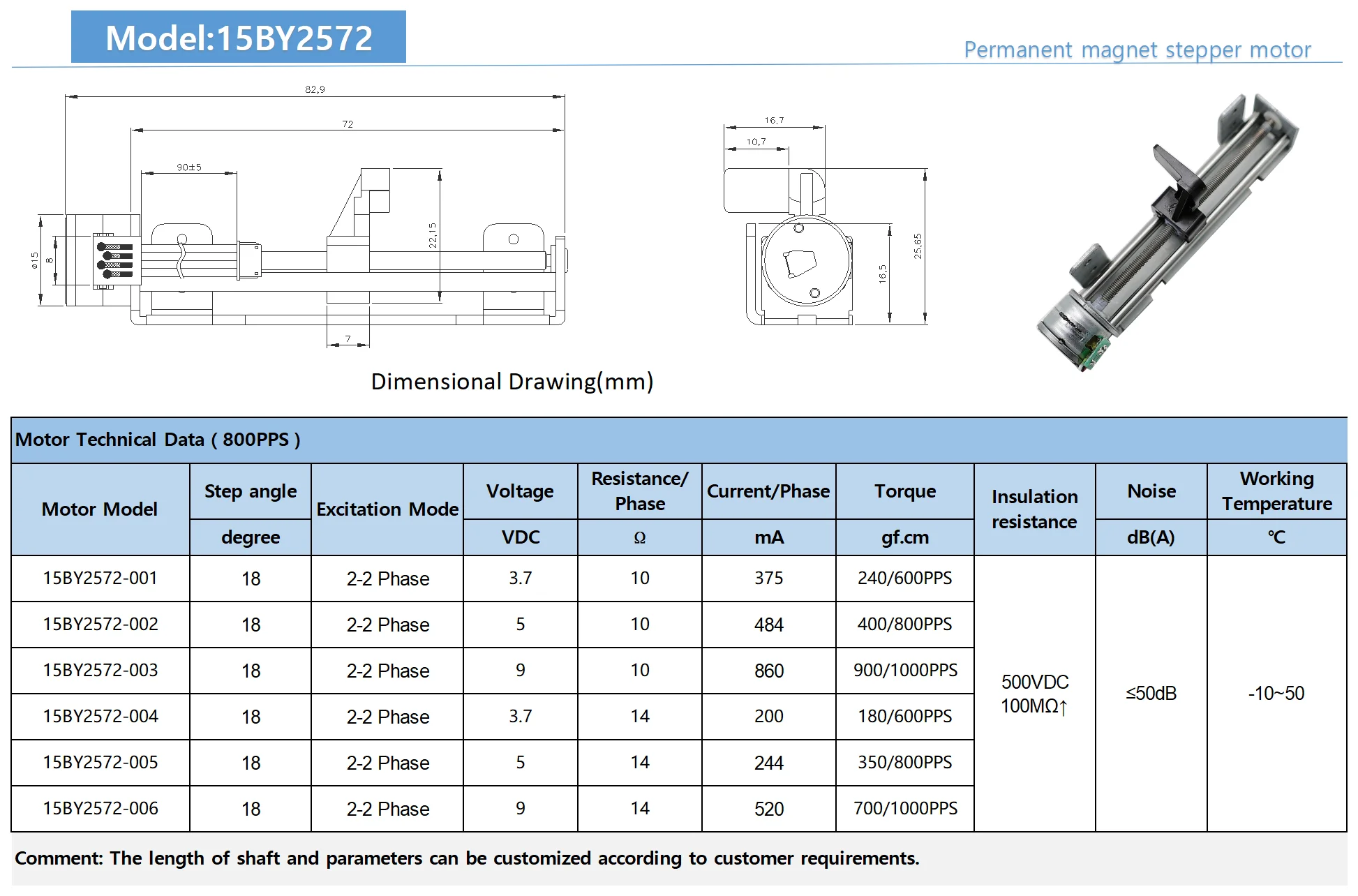 5V 15mm Linear Stepper Motor with Plastic Slider Linear Screw Guide ...