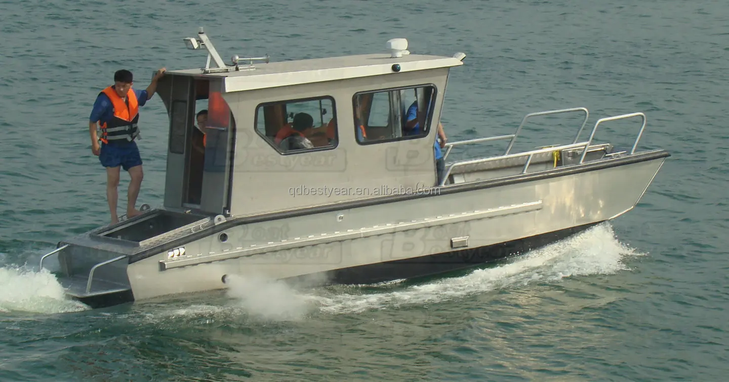 Aluminum Semi Landing Craft Barge 650 Boat for Sale