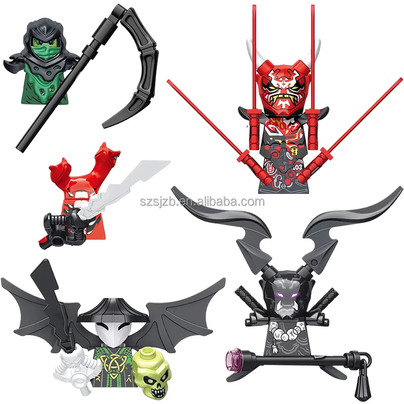 Mr. E Cole Nya Skeleton Wizard Fangdam Snike Lloyd Morro Set Model ...