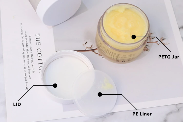 8oz 250ml Empty Body Butter Plastic Jars - Perfect for Skincare