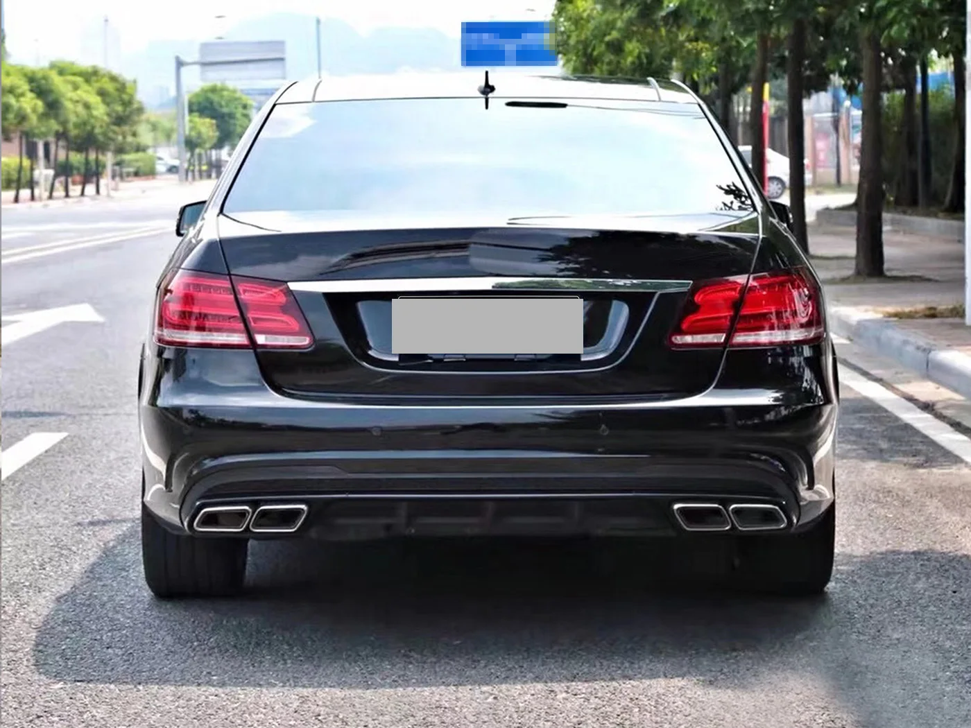W212 Front Rear Bumper Bodykit Upgrade E63 Amg Bodykit for Merc-edes Be ...