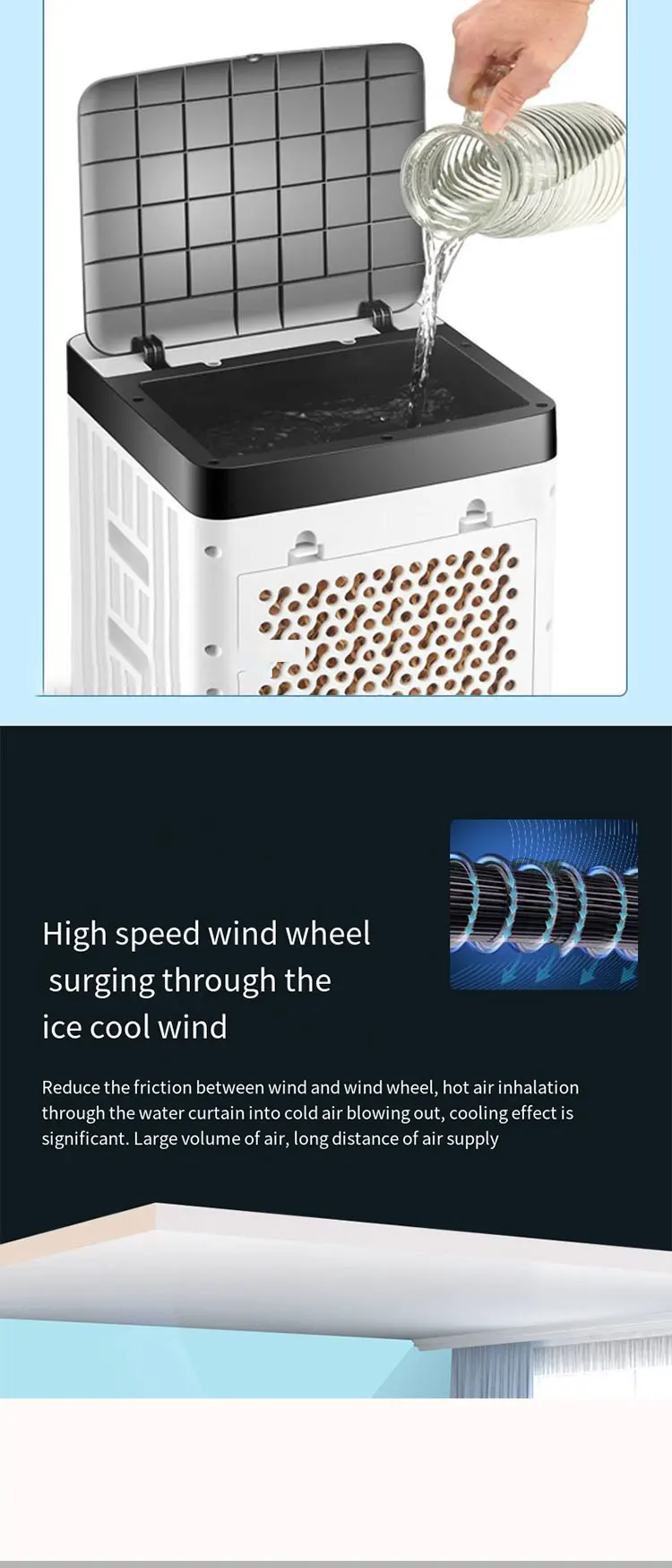 Mechanical Control Portable Smart AC - Ideal for Home & Office