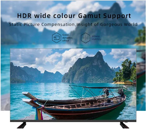 Frameless 43" Fhd Panel Screen Television Tv85"75" 65" 55" 4k Smart Led ...