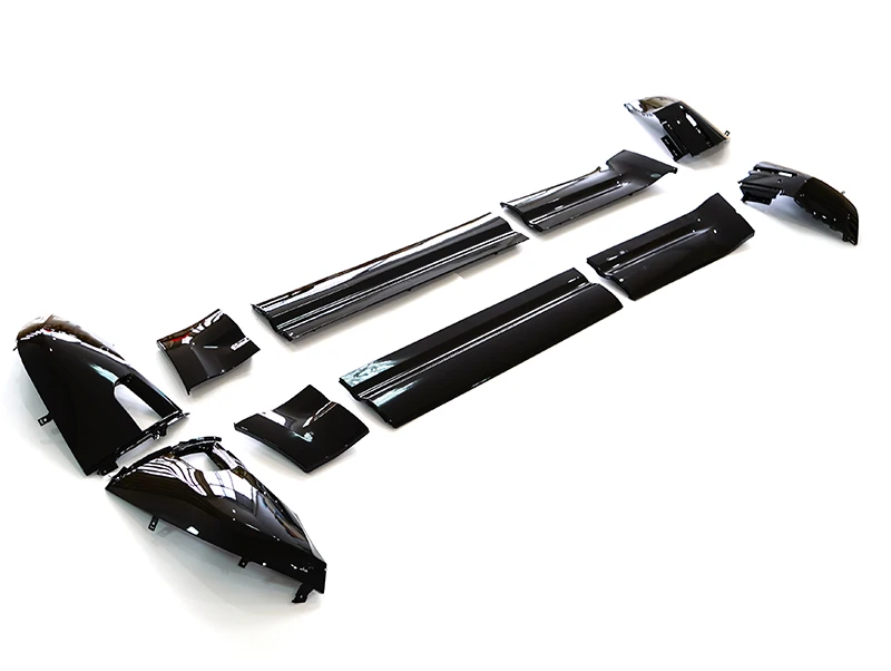 Car Bodykit Side Sill New Defender 110 L663 Glossy Black Side Molding ...