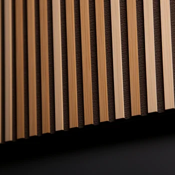 Akupanel Wooden Oak Slat Pet Mdf Slats Acoustic Panels Decorative ...