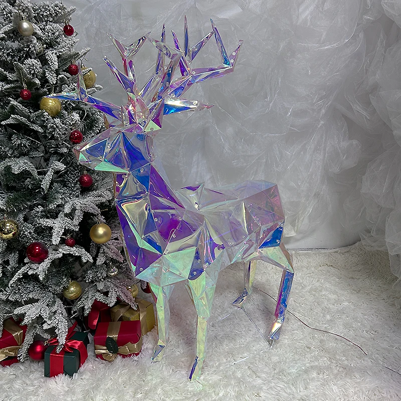 Christmas Reindeer Led Lights Decoration Party Christmas Gifts Decor ...