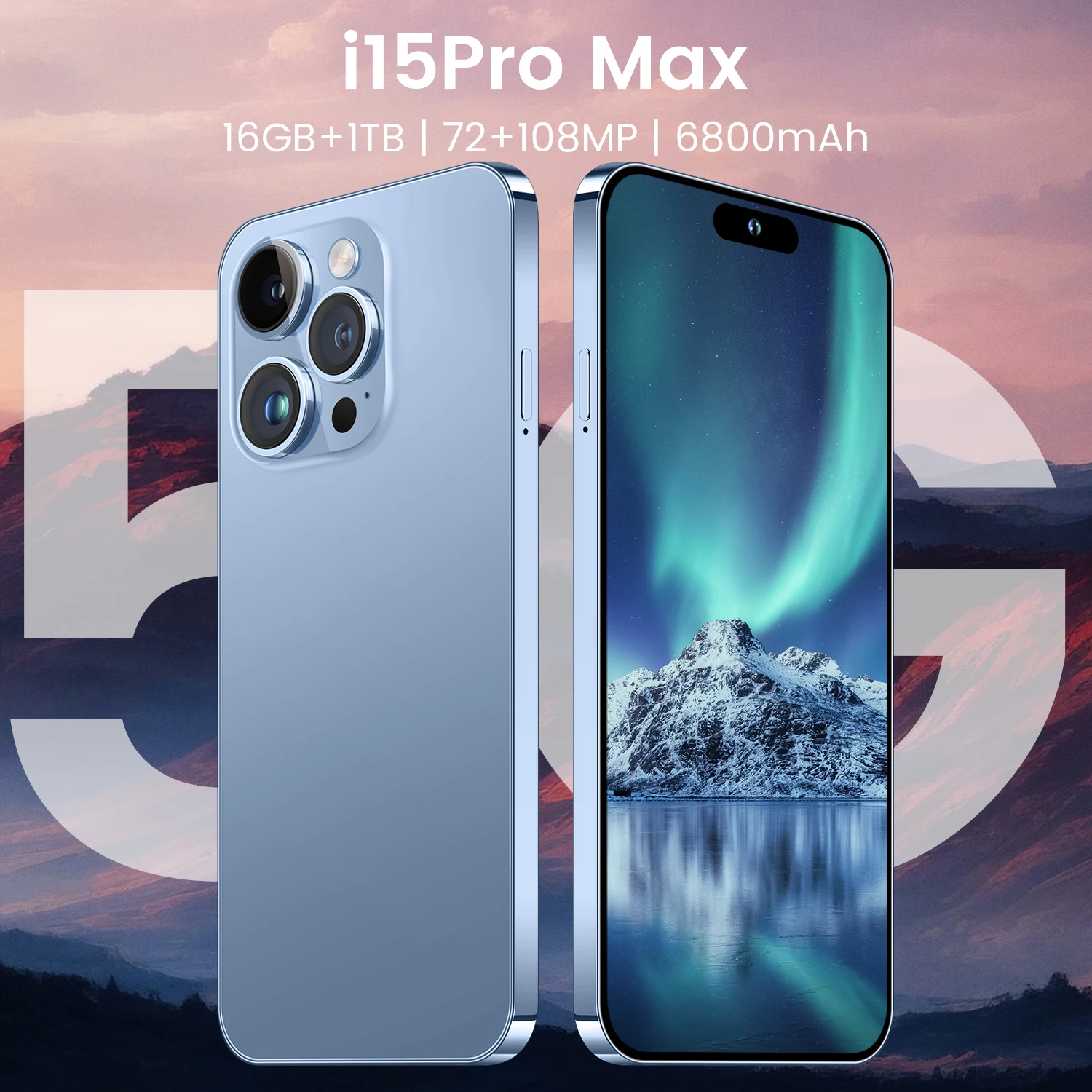 5g Original I15 Pro Max Celular Android13.0 Smartphone 4g 5g I14 Pro ...