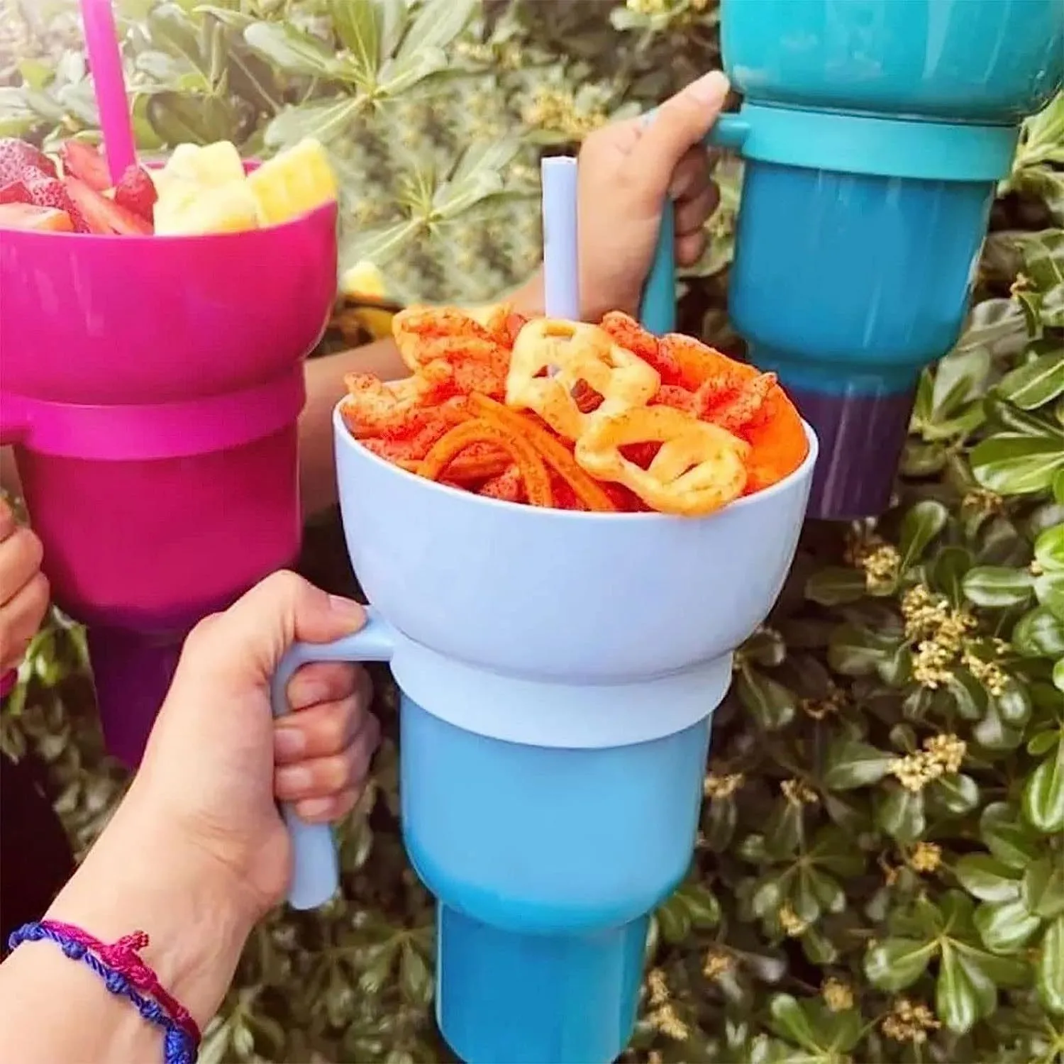32oz Color Changing Stadium Cup - Perfect for Snacks & Drinks