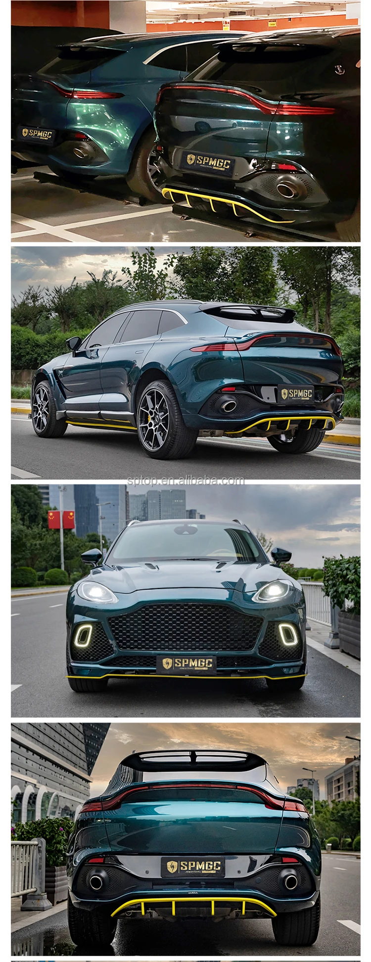 Carbon Fiber Body Kits for Aston Martin DBX Body Kit Front Lip Bumper ...