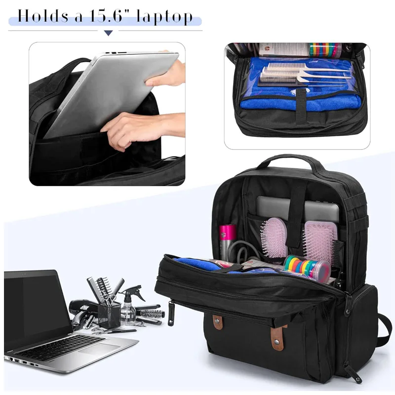Barber Tool Bag - Professional Large Capacity Barber Backpack