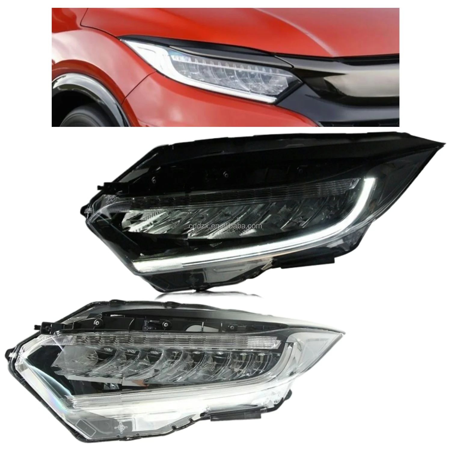 HR-V HRV Vezel 2019-2022 LED Headlight Upgrade to New Style DRL ...