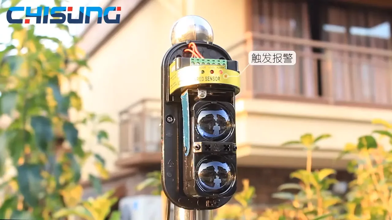 Dual Beam Sensor Active Infrared Intrusion Detector Ir30m~150m Outdoor ...