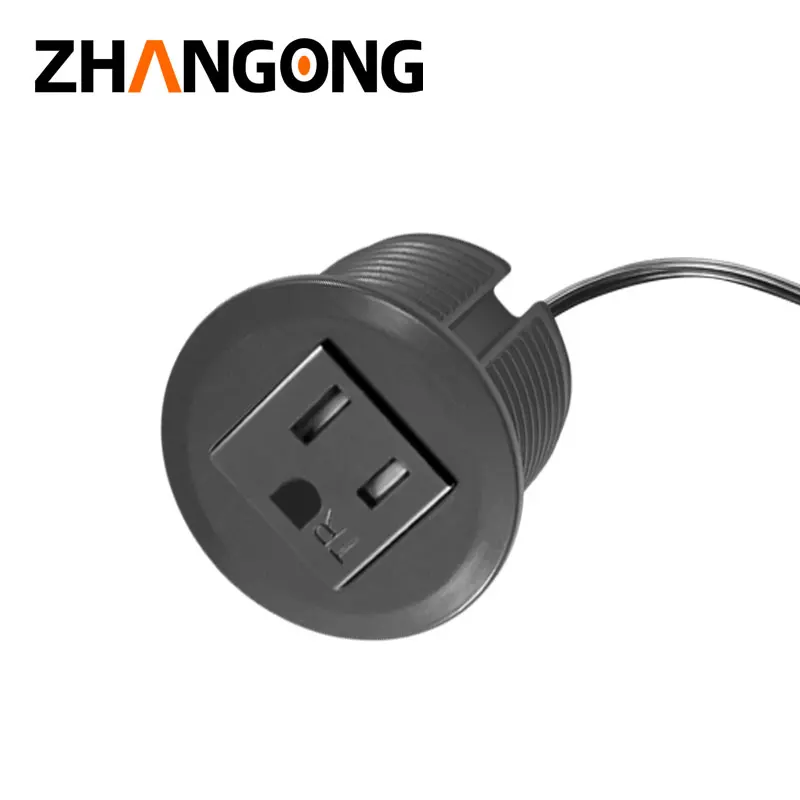 Custom Double USB Round Size Socket Sofa Bedsize Table Power Socket LED ...